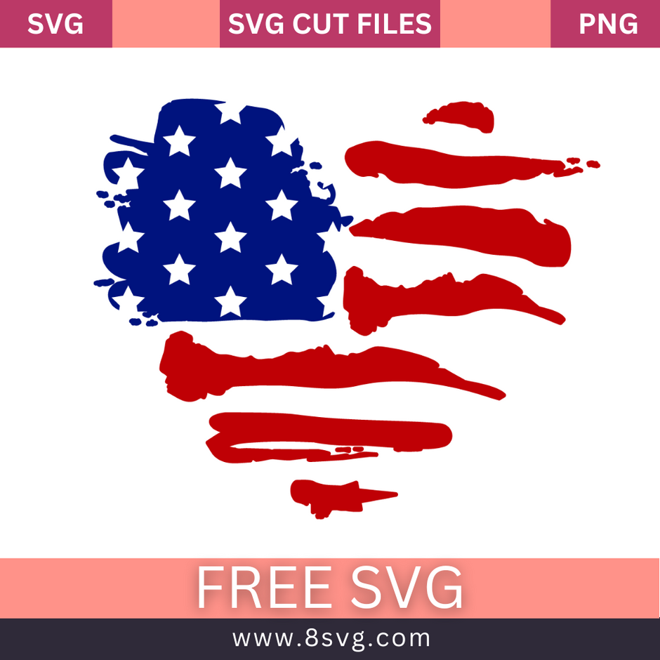 +15 Free American Flag SVG For Cricut or Silhouette Cut File – RNOSA ...