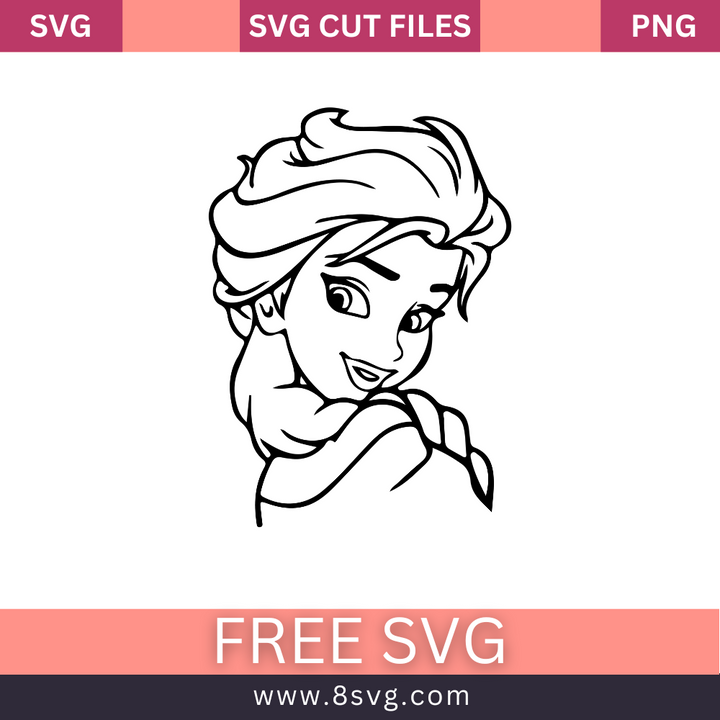 Free Frozen Elsa SVG - Cut Files for Cricut | 8SVG – 8SVG