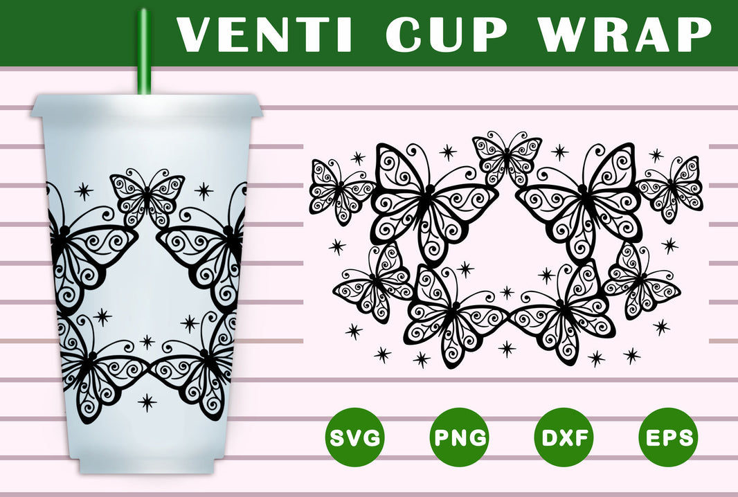 Free Starbucks wrap SVG - Cut Files for Cricut | 8SVG – 8SVG