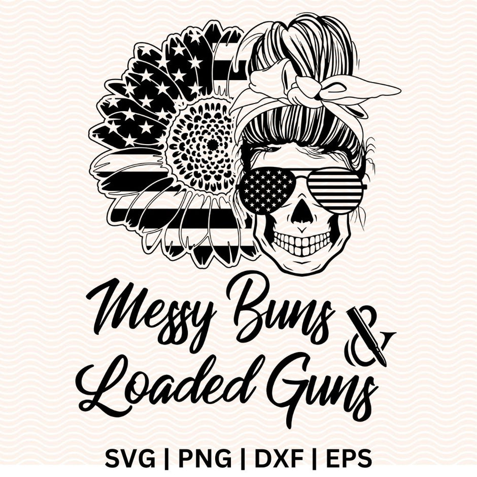 Free Messy Bun SVG - Cut Files for Cricut | 8SVG – 8SVG