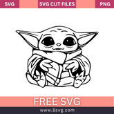 40+ Free Baby Yoda SVG Downloads for Cricut or Silhouette – RNOSA LTD ...