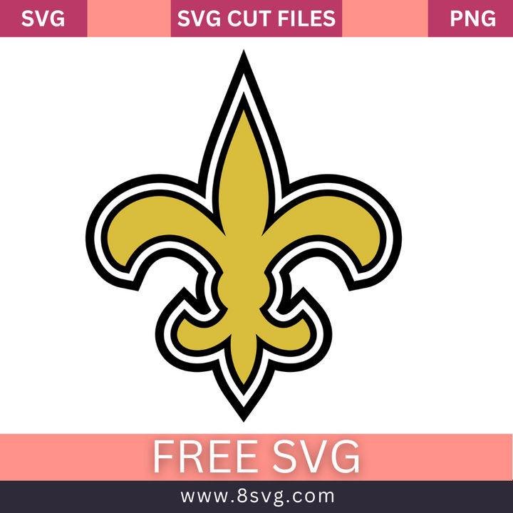 11+ New Orleans Saints SVG Free - NFL Team Logos For Cricut – RNOSA LTD ...