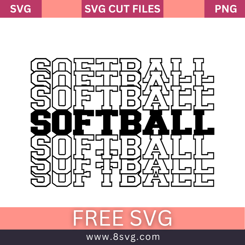 Softball SVG Free – RNOSA LTD | 8SVG