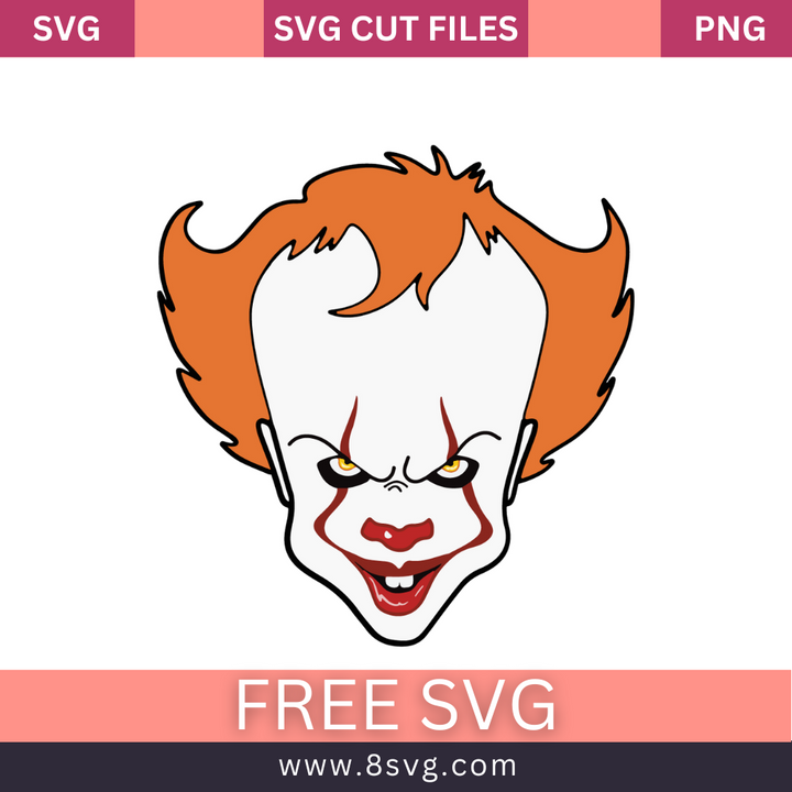 Free Pennywise SVG - Cut Files for Cricut | 8SVG – 8SVG