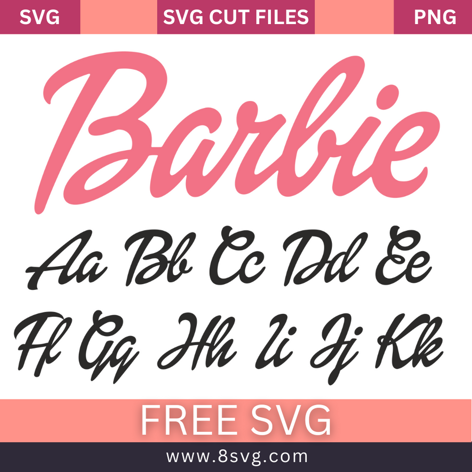 19+ Barbie SVG Free file Download For Cricut & Silhouette – RNOSA LTD | 8SVG