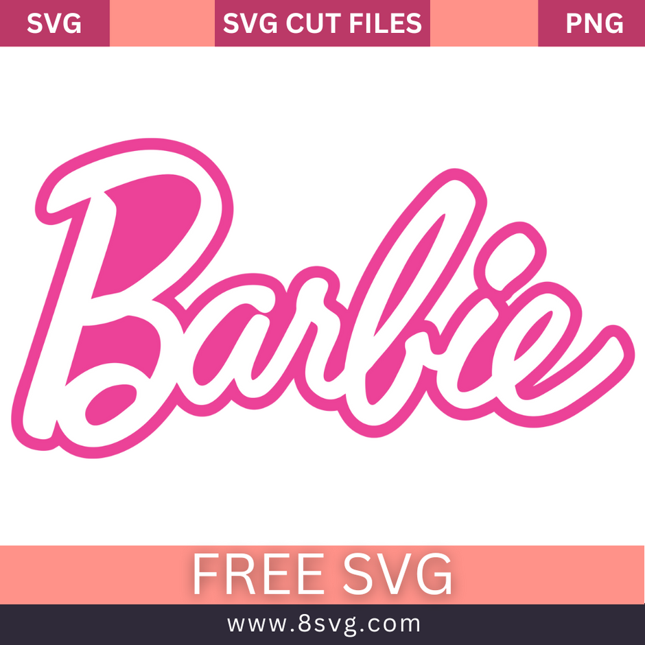 Free Barbie SVG - Cut Files for Cricut | 8SVG – 8SVG