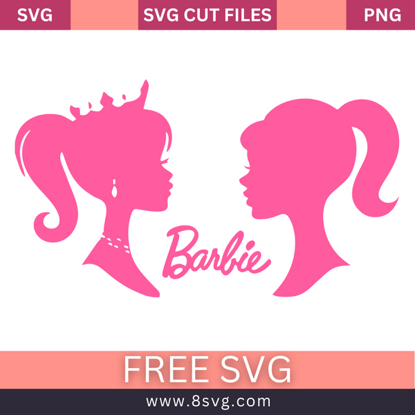 Barbie SVG Free Cut File for Cricut and Silhouette – RNOSA LTD | 8SVG