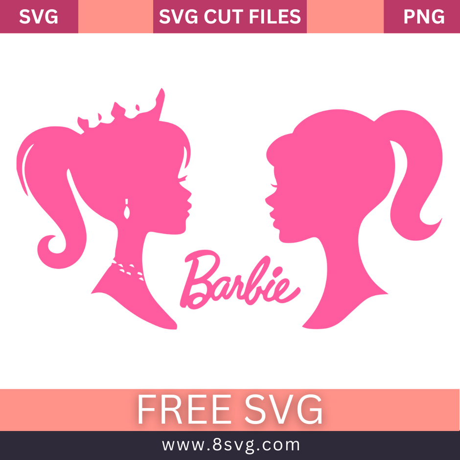 Free Barbie SVG - Cut Files for Cricut | 8SVG – 8SVG