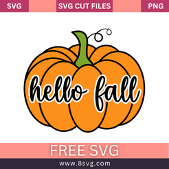 Hello Fall Svg Free Cut File Fo Cricut – RNOSA LTD | 8SVG